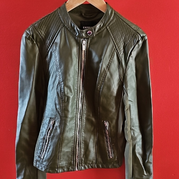 Express | Jackets & Coats | Sale Express Womens Green Jacket Must ...